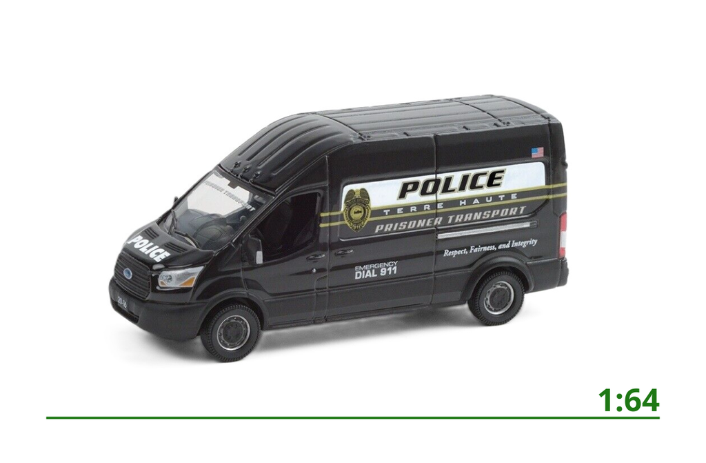 Ford Transit Indiana Police arrestantenvervoer 1:64